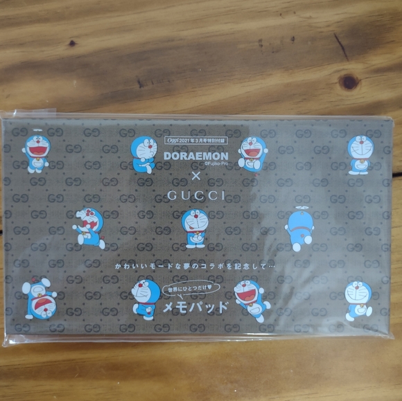Gucci | Office | Gucci X Doraemon Nwt Memo Note Pad | Poshmark